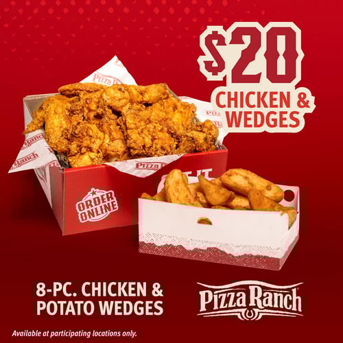 Menu & Pricing for Pizza Ranch in North Liberty