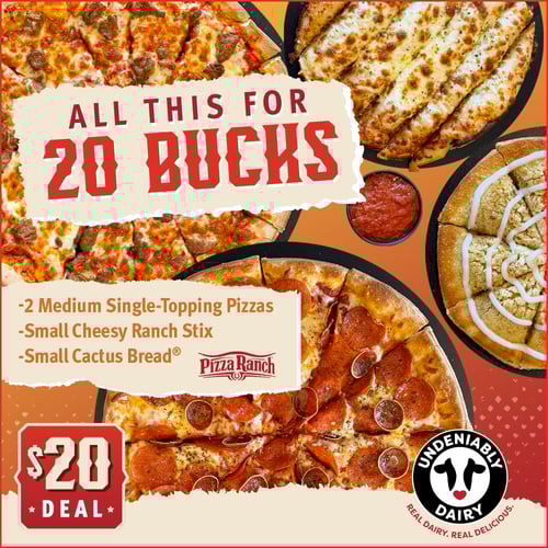 Menu & Pricing for Pizza Ranch in Cedar Rapids